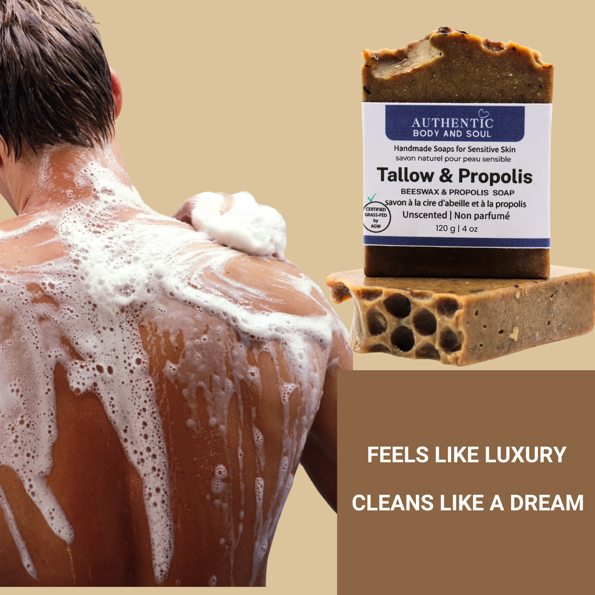 Organic Tallow Soap– Authentic Body and Soul