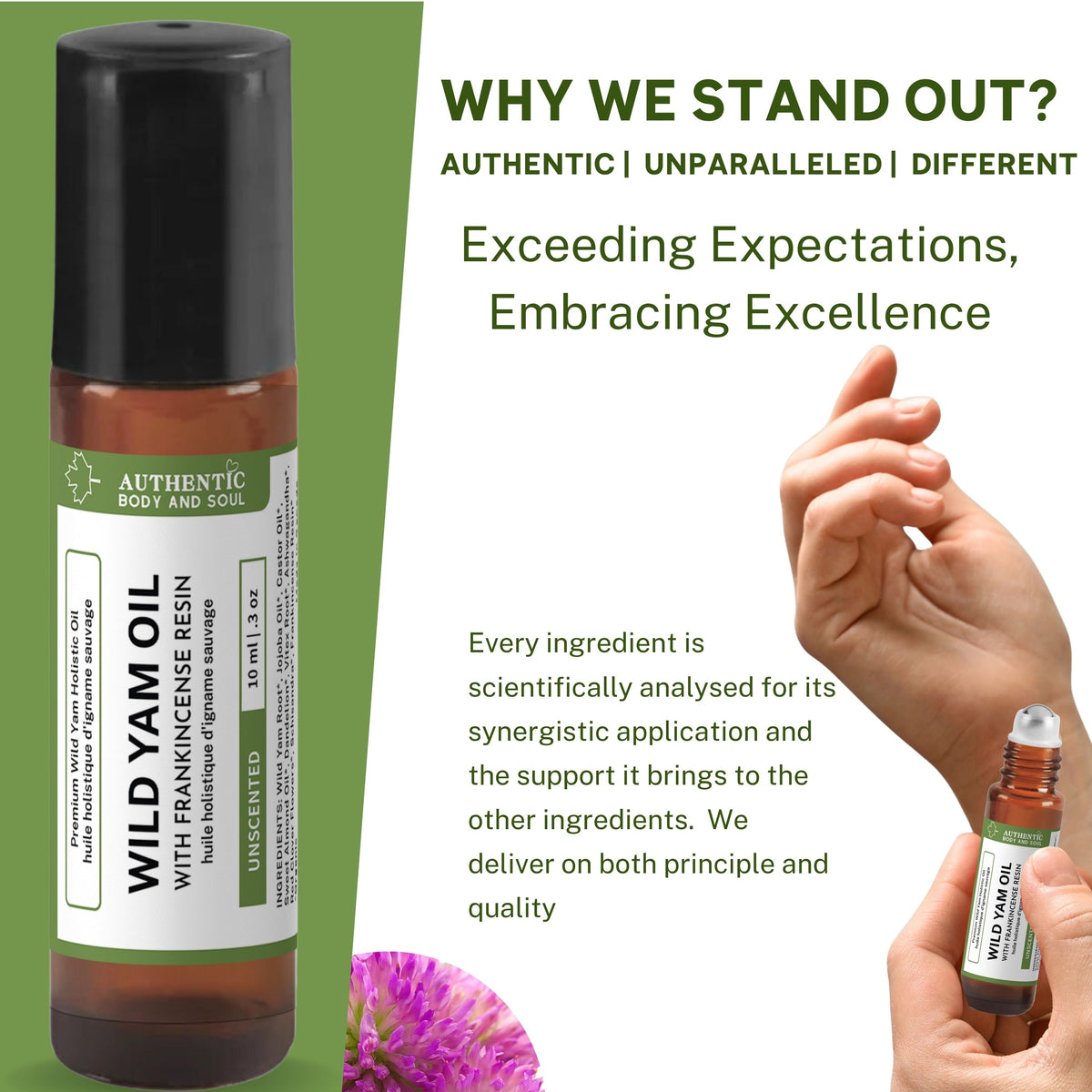 Wild Yam Oil - Herbal Infused Oils - Authentic Body and Soul