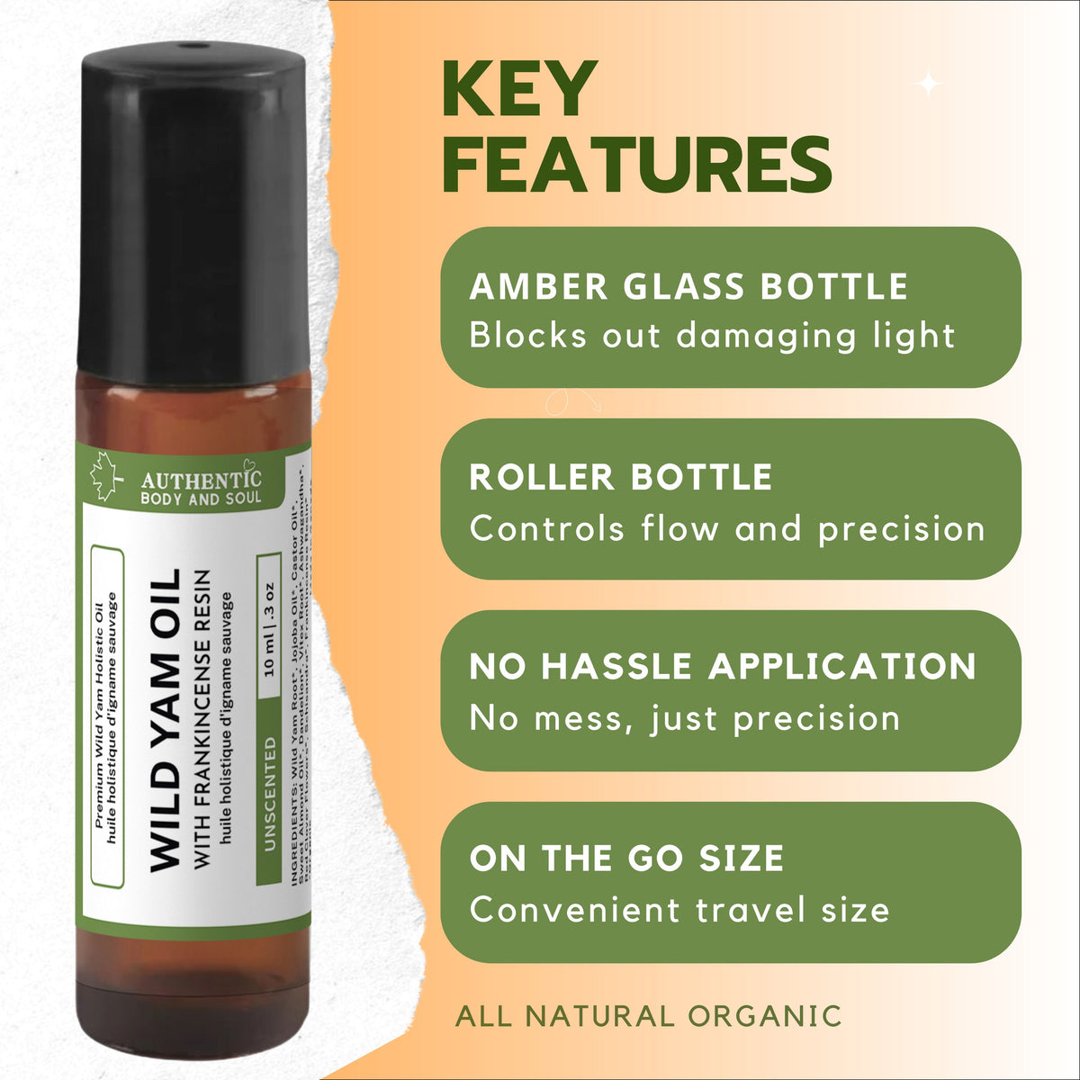 Wild Yam Oil - Herbal Infused Oils - Authentic Body and Soul