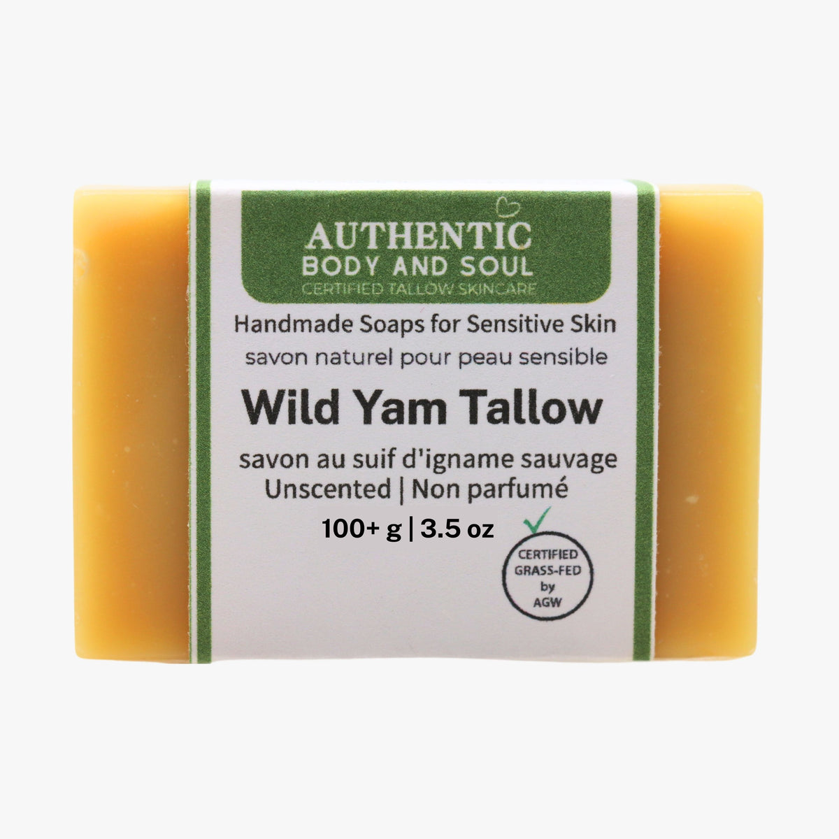 Wild Yam Tallow Soap Certified Organic | Authentic Body And Soul ...